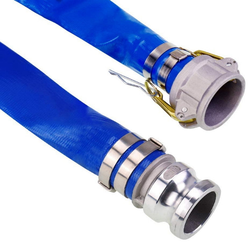 HD Lay Flat Hose 100m x 38mm Industrial Irrigation With Camlock Kit ...