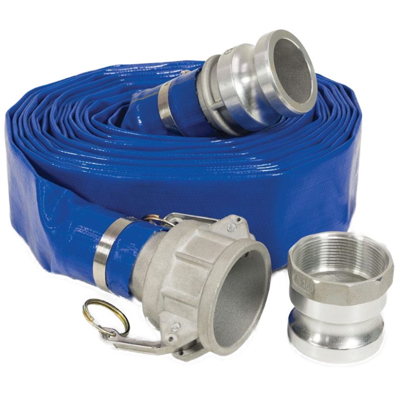 HD Lay Flat Hose 25m x 75mm Industrial Irrigation With Camlock Kit ...