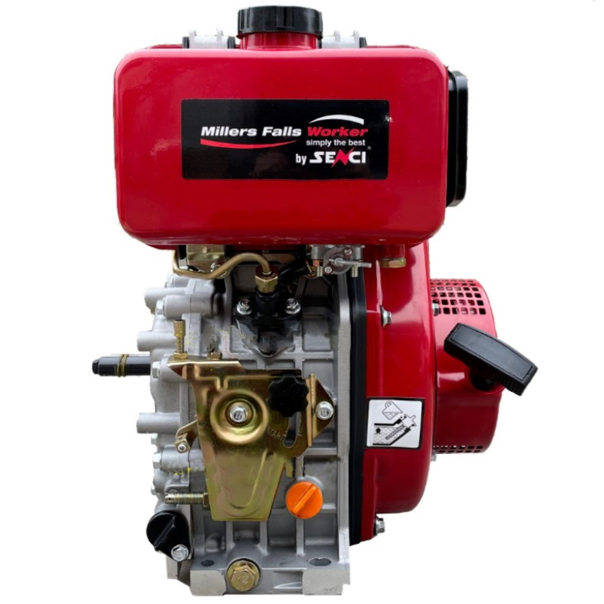 Millers Falls 10HP 406cc Diesel Engine 25.4mm Horizontal Shaft Key ...